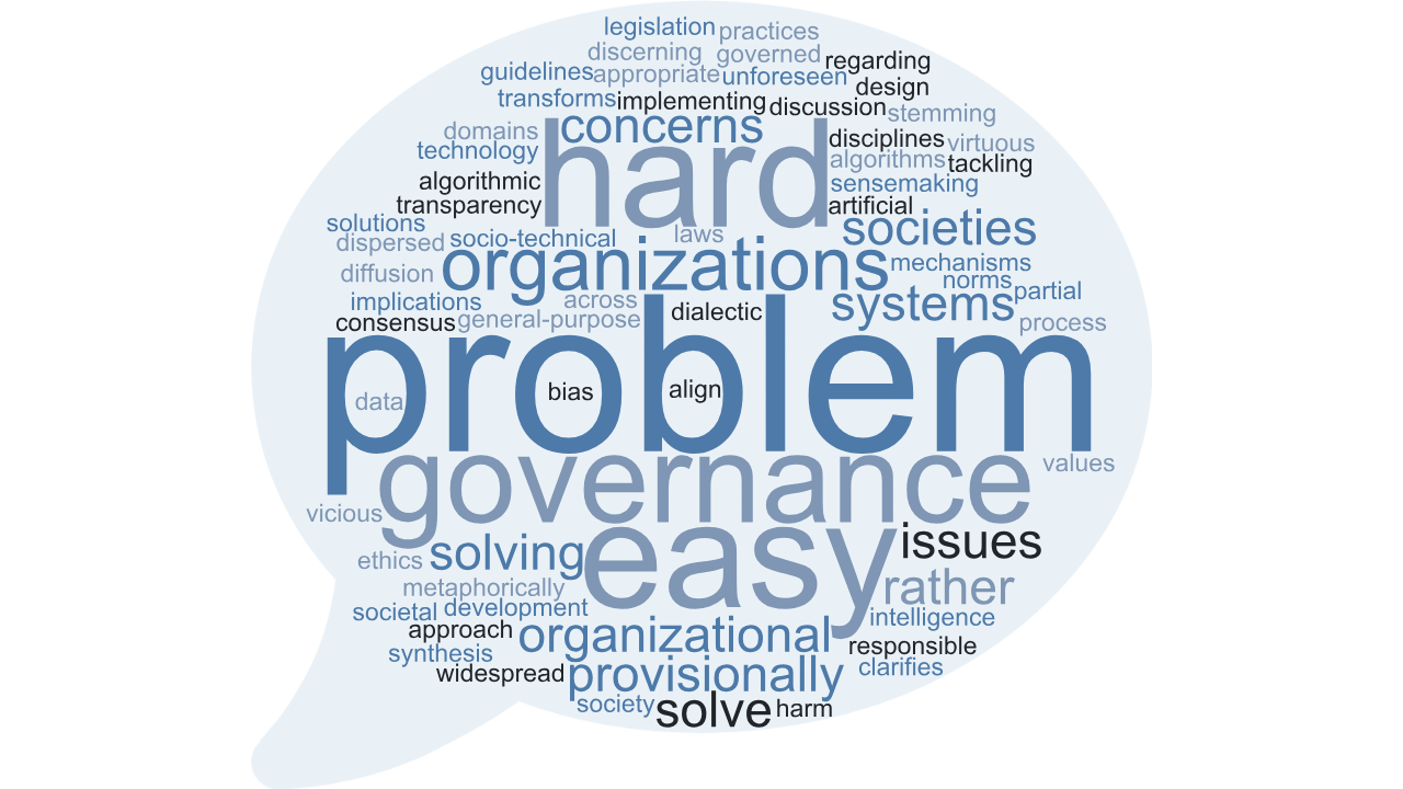 Discerning Between the "easy" and "Hard" Problems of AI Governance - DES